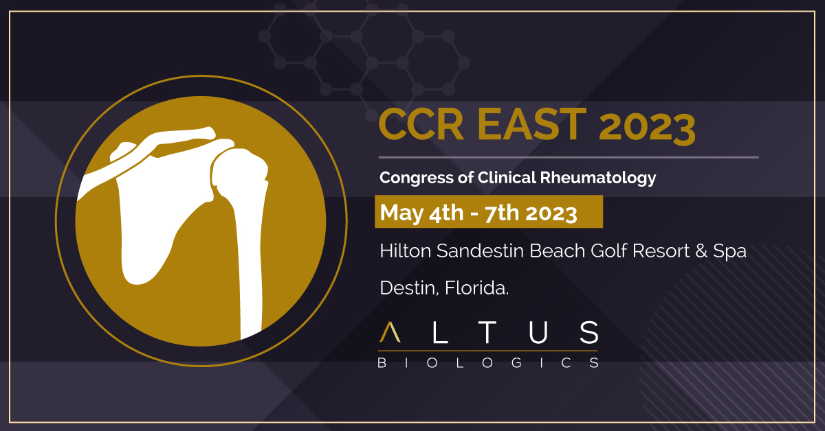 CCR EAST 2023 - Altus Biologics