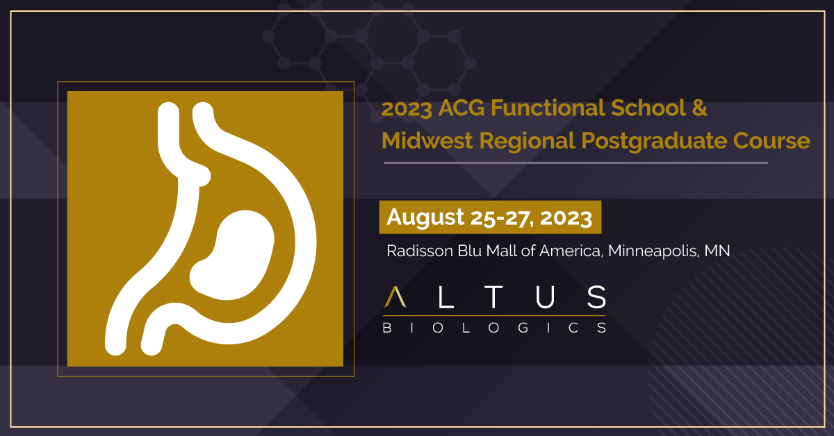 2023 ACG Functional School & Midwest Regional Postgraduate Course - Altus Biologics