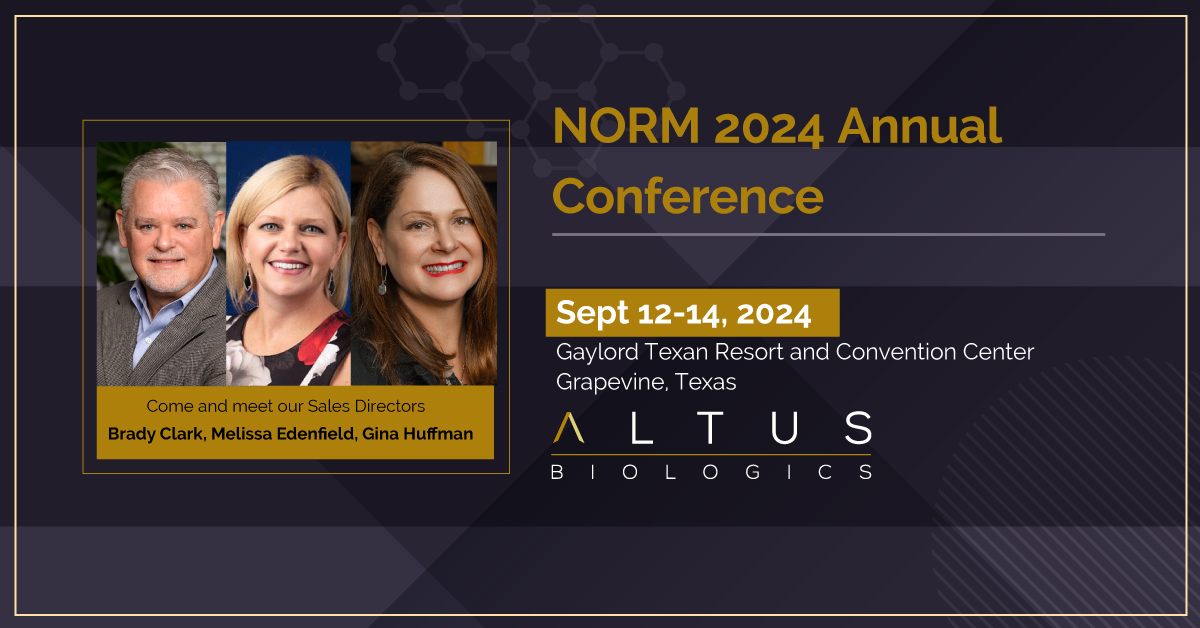 NORM 2024 Annual Conference Altus Biologics