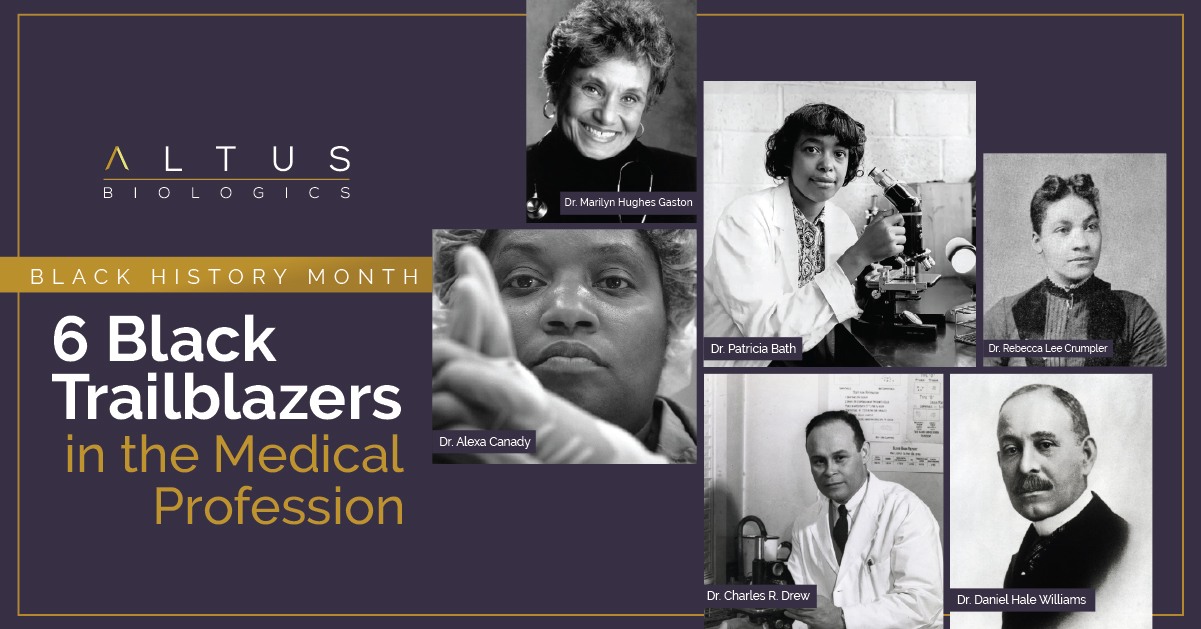 Black History Month - 6 Black Trailblazers in the Medical Profession- Altus Biologics