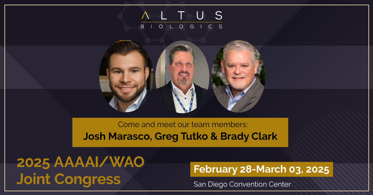 2025 AAAAI/WAO Joint Congress - Altus Biologics